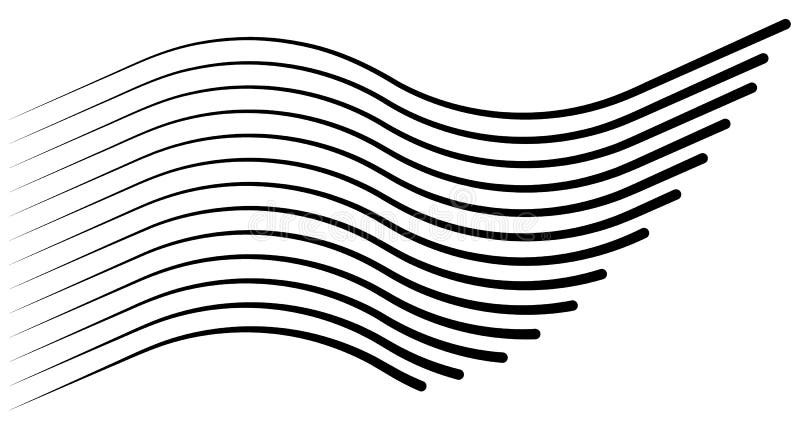 Black Line Drawing Sun Wavy Sun Rays Stock Illustrations – 54 Black ...