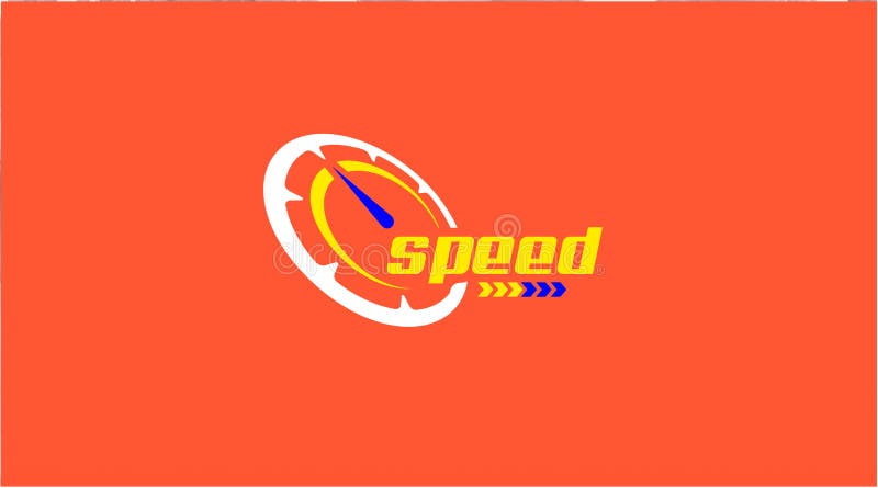 Speed Logo Design Concept Template Vector Stock Vector - Illustration ...