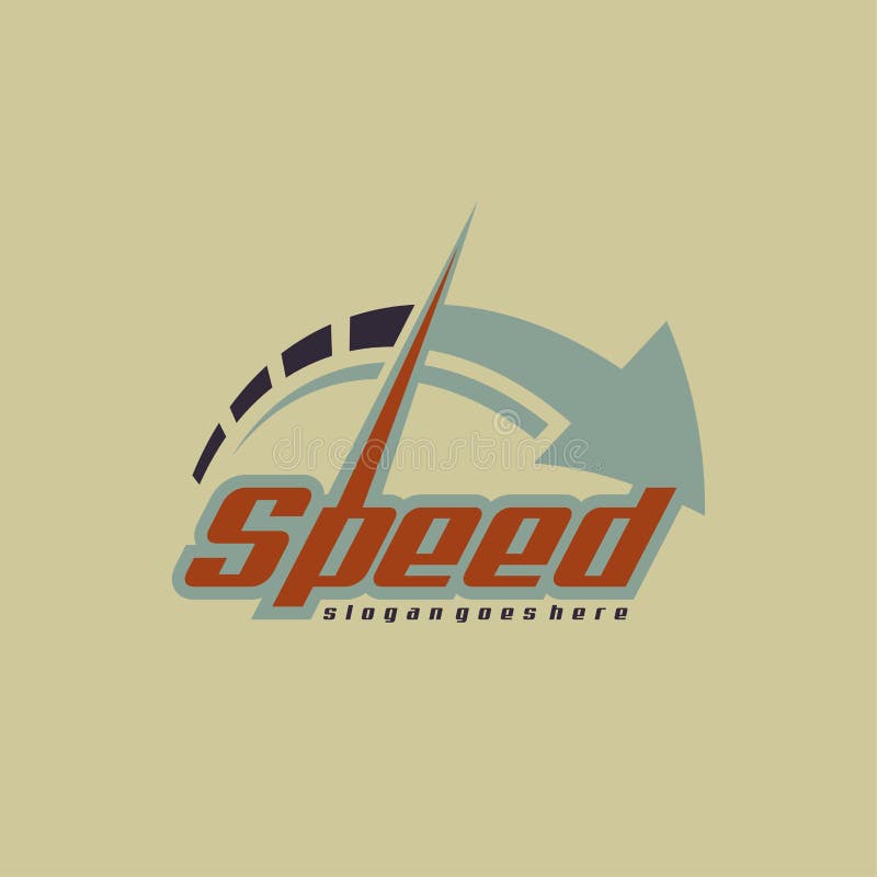 Speed Logo Design Concept Vector Stock Illustration - Illustration of ...