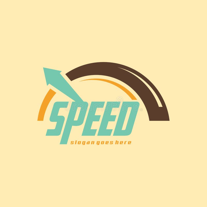 Speed Logo Design Concept Vector Stock Illustration - Illustration of ...