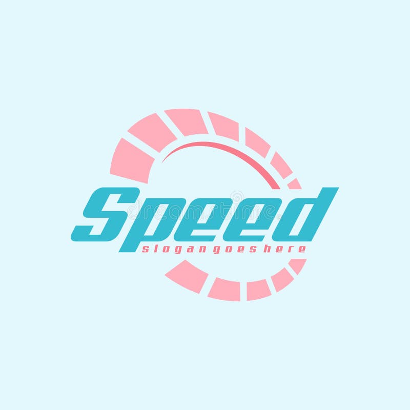 Speed Logo Design Concept Vector Stock Illustration - Illustration of ...
