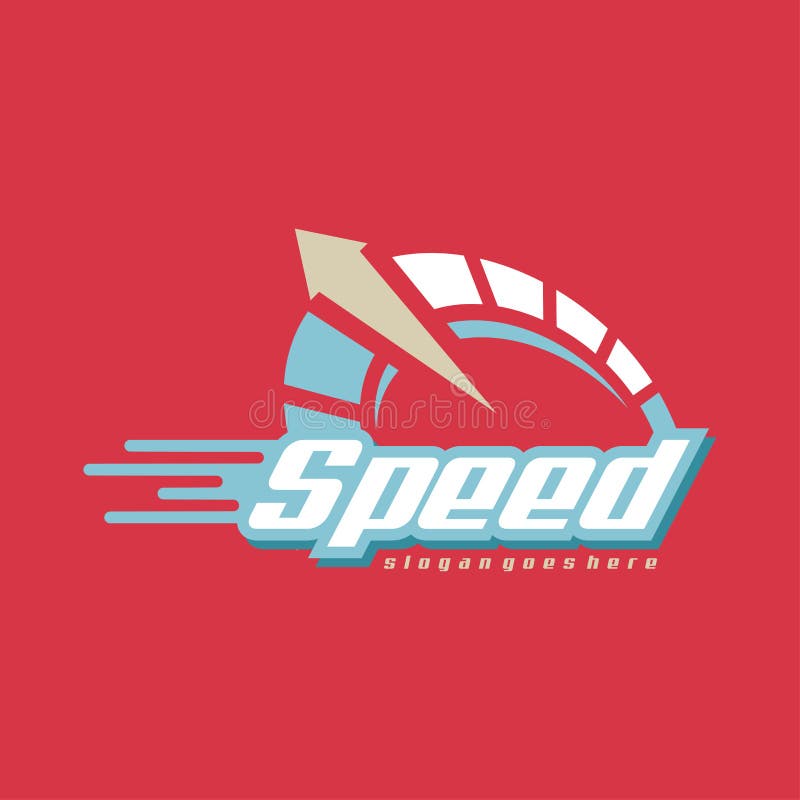 Speed Logo Design Concept Vector Stock Illustration - Illustration of ...