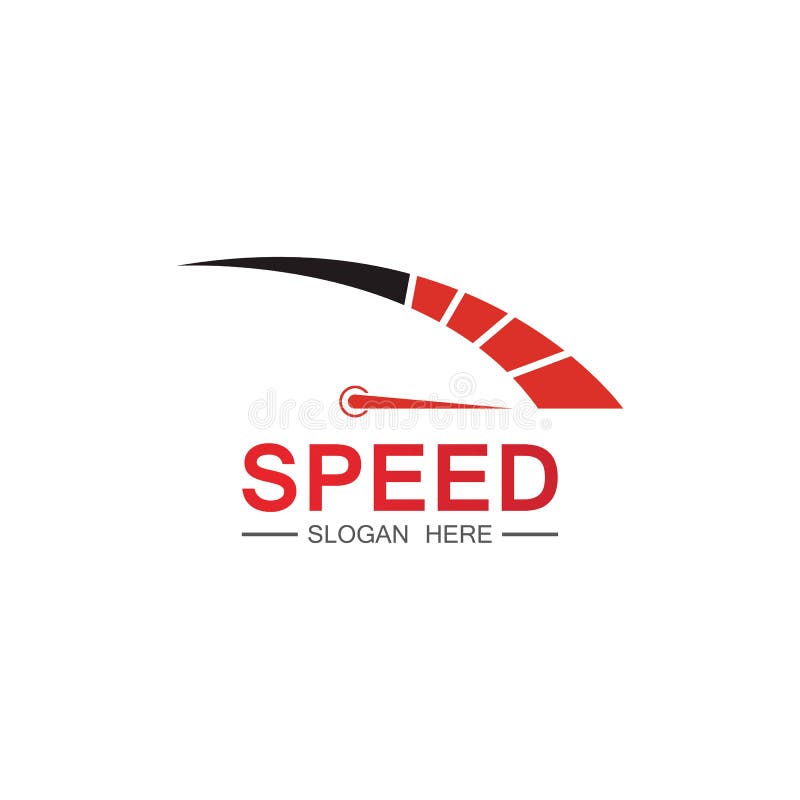 Speed Logo Design, Silhouette Speedometer Symbol Icon Vector,speed Auto ...