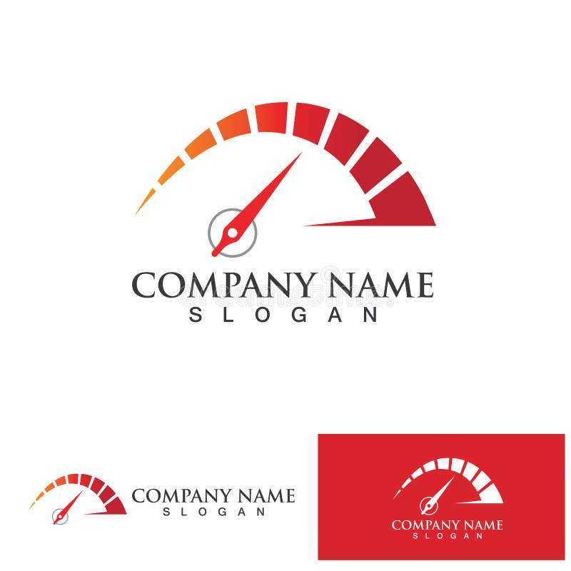 Speed Logo Design, Silhouette Speedometer Symbol Icon Vector,speed Auto ...