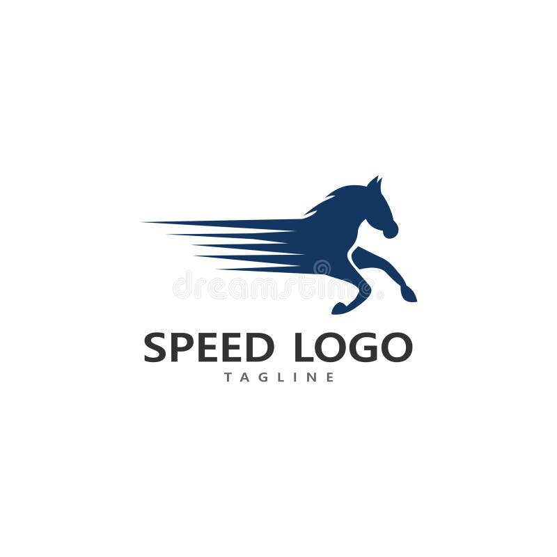 Speed Logo Design Vector Illustration Stock Vector - Illustration of ...