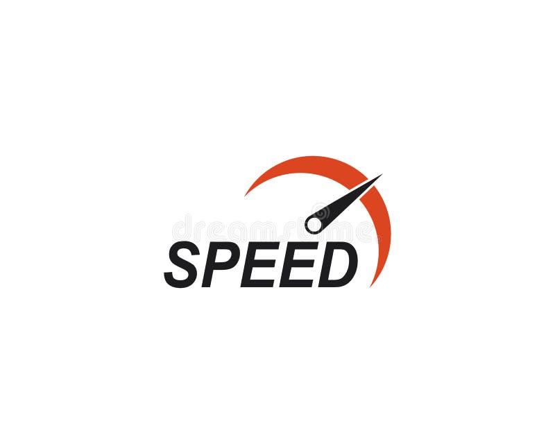 Speed Logo Faster Template Vector Icon Illustration Stock Vector ...