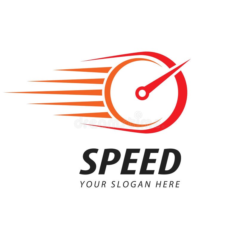 Speed Logo Faster Template Vector Icon Illustration Stock Vector ...