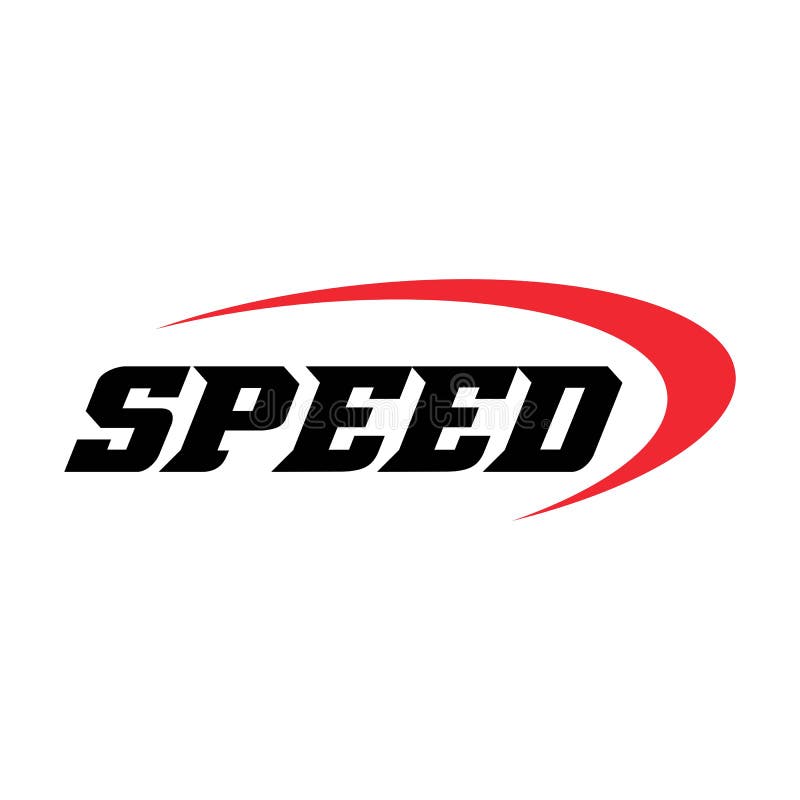 Speed Logo Template, Fast Design Vector Illustration Stock Illustration ...