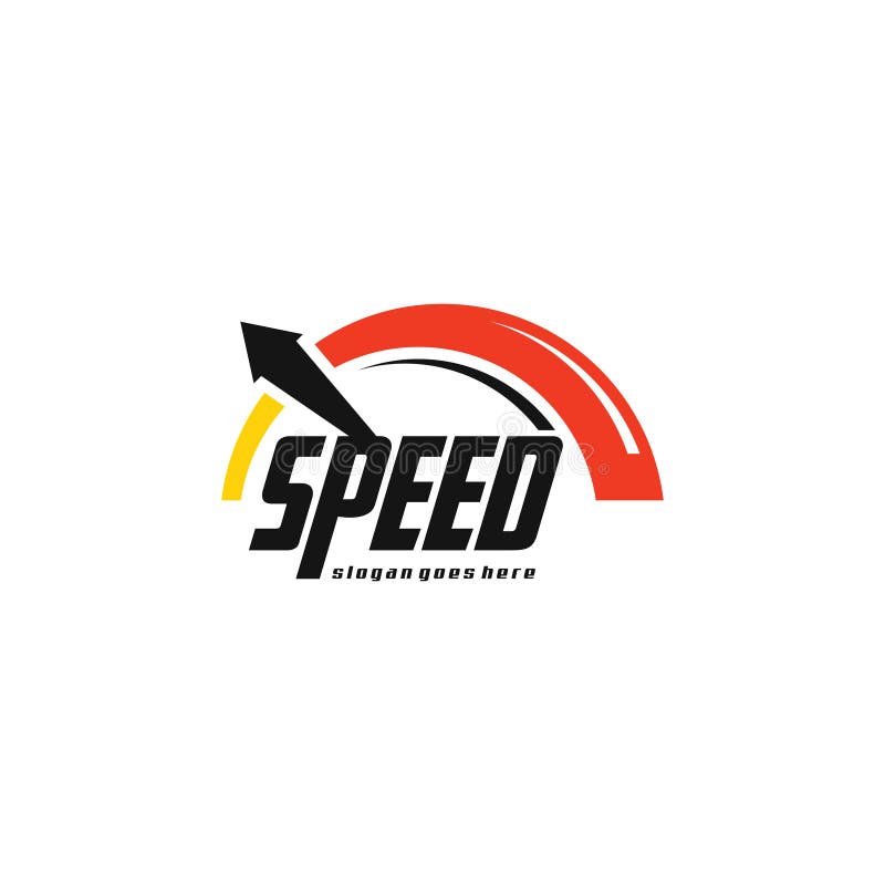 Speed Logo Vector. Speedometer Logo. Fast Logo Stock Vector ...