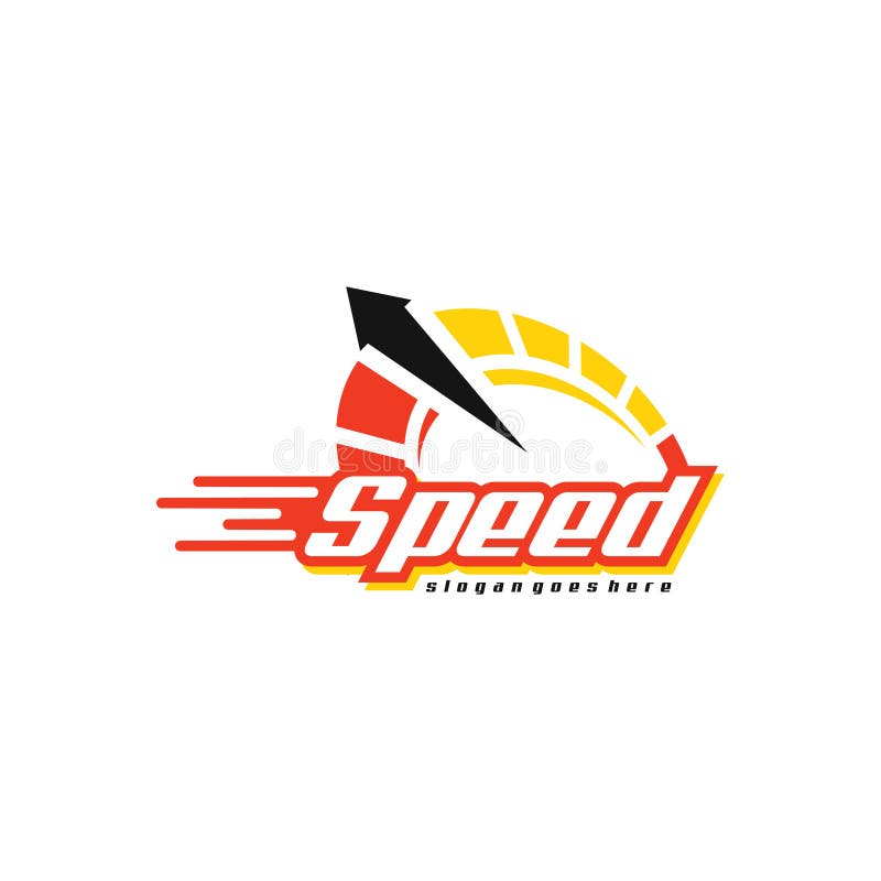 Speed Logo Template. Speedometer Logo Template Stock Illustration ...
