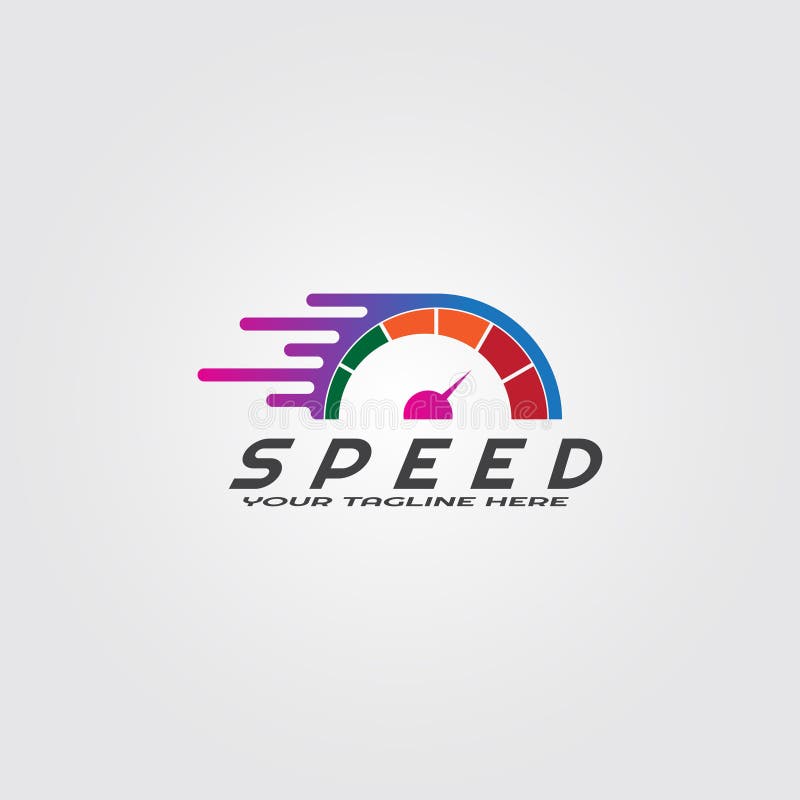Speed Logo Template, Vector Logo for Business Corporate, Fast, Elements ...