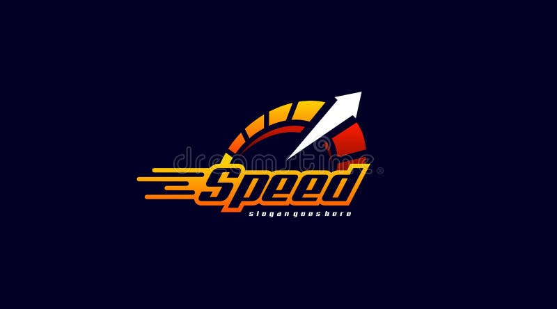 Speed Logo Template Vector. Logo Concept of Speed Stock Vector ...