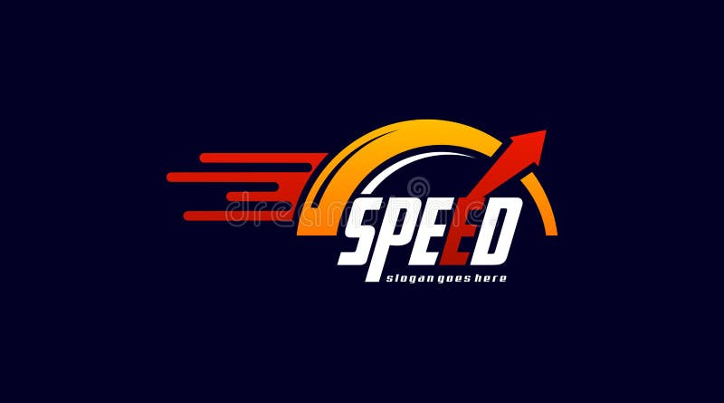 Speed Logo Template Vector. Logo Concept of Speed Stock Vector ...
