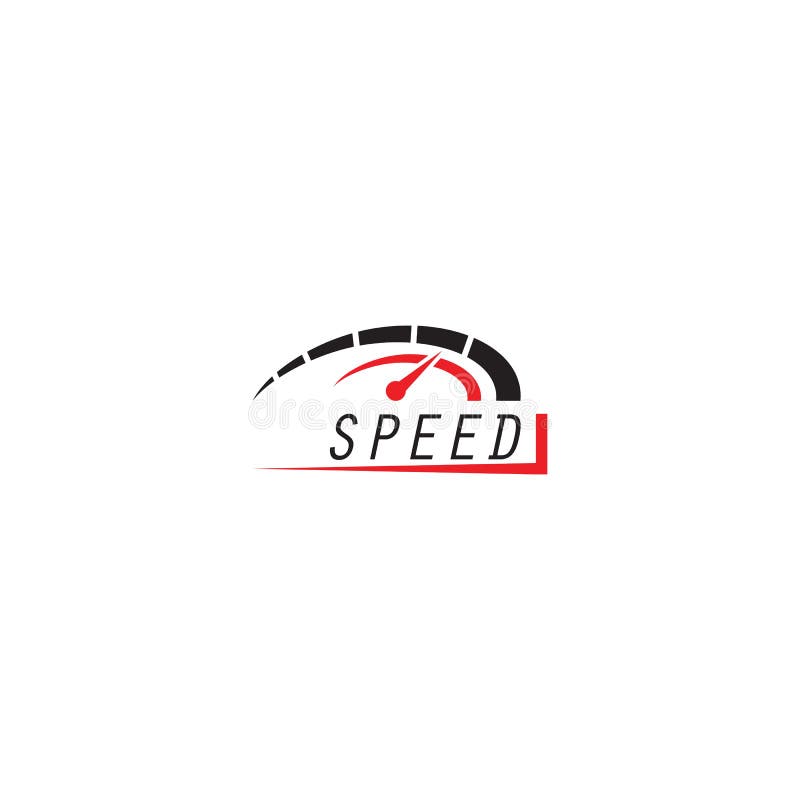 Speed logo template vector stock vector. Illustration of computer ...
