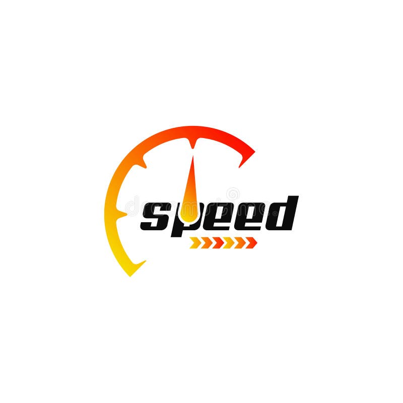 Speed Logo Vector. Speedometer Logo Stock Vector - Illustration of sign ...