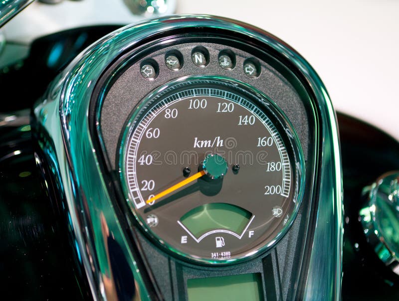 Speed meter stock image. Image of meter, interior, dark - 26783831