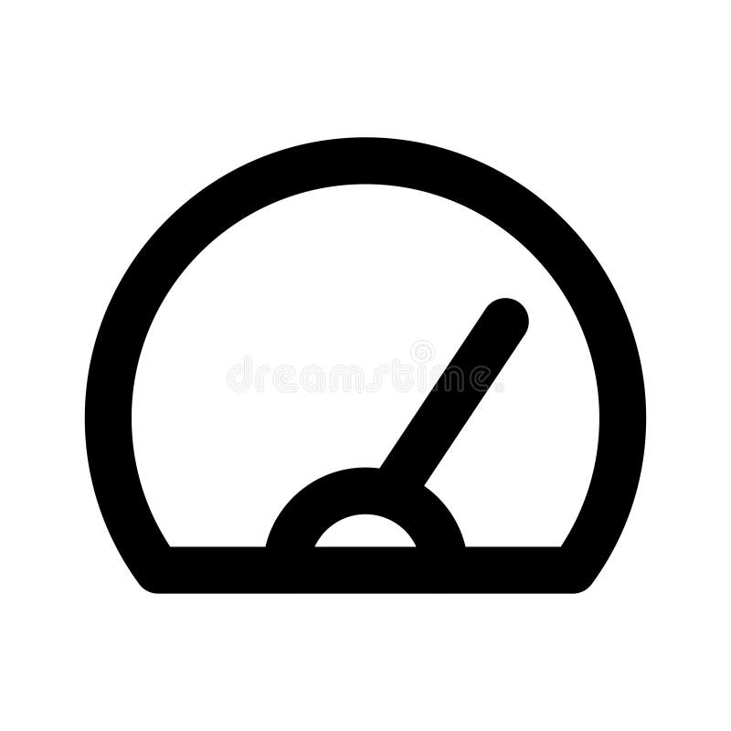 Speed meter icon stock illustration. Illustration of scale - 100734480