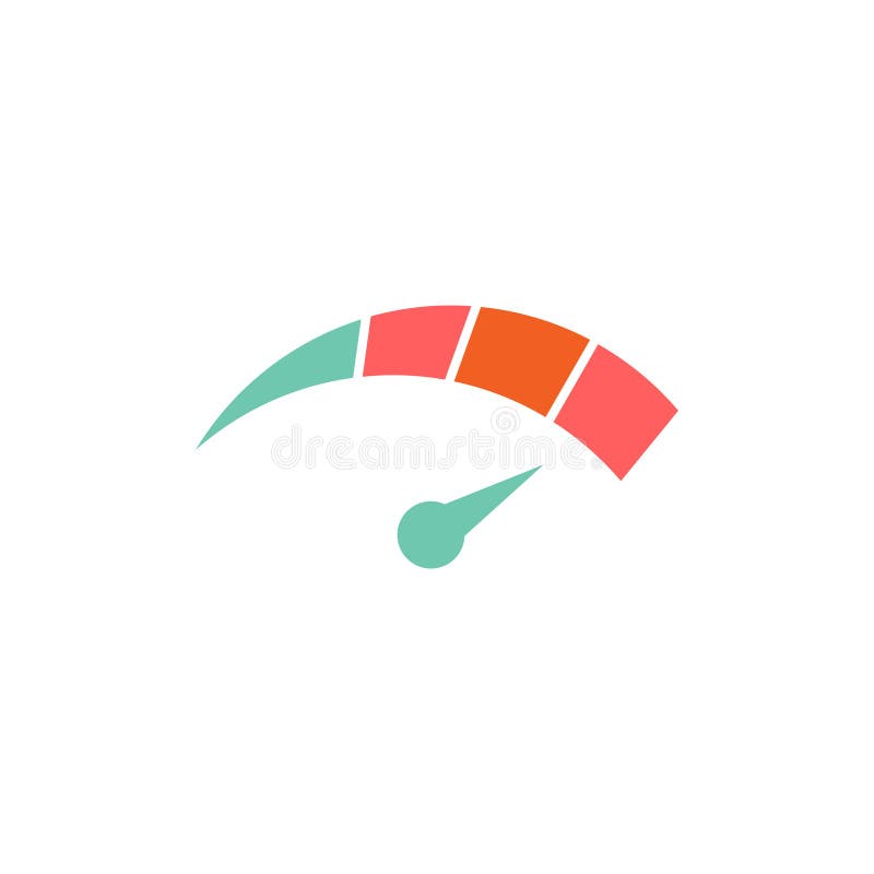 Speed Meter Vector Icon Logo Design Stock Vector - Illustration of logo ...
