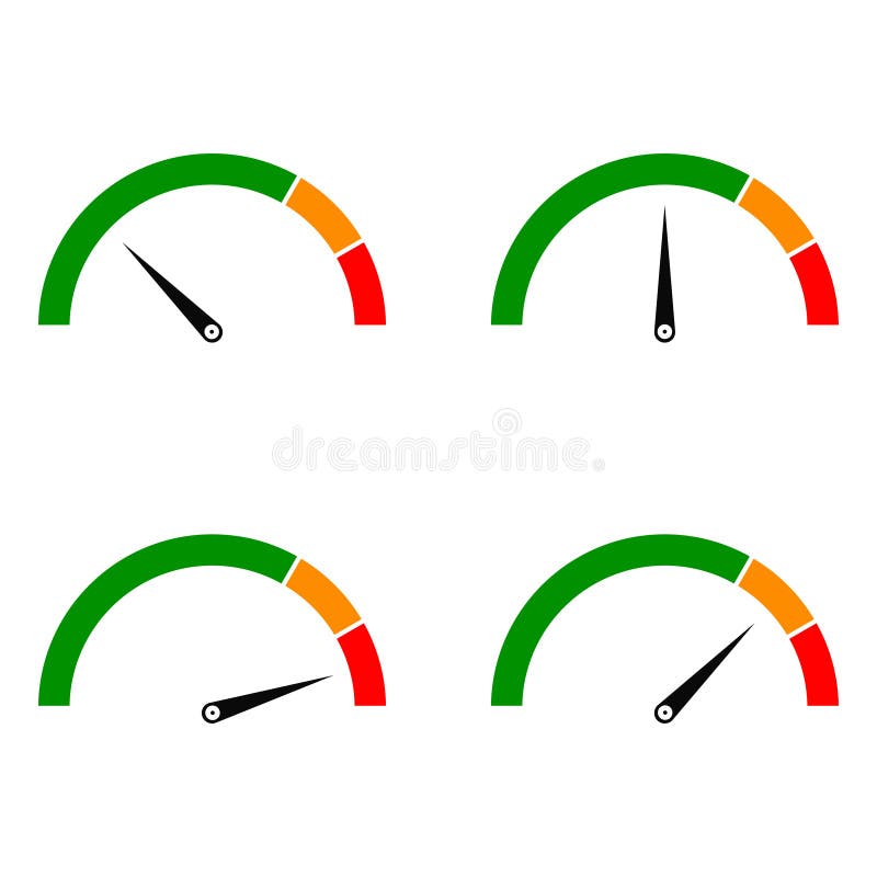 Speed metering Color stock vector. Illustration of gauge - 92107824