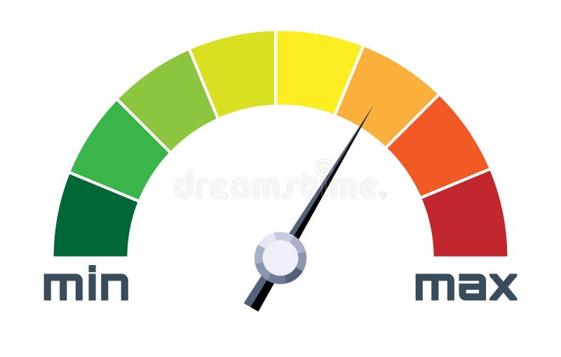Speed metering flat icon stock vector. Illustration of arrow - 349182312