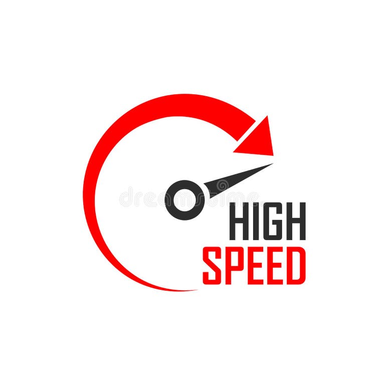 Speed minimalistic logo stock vector. Illustration of fuel - 85211841