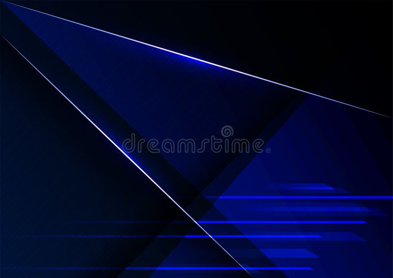 Speed Motion Futuristic Blue Background Stock Vector - Illustration of ...