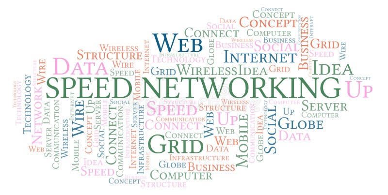 Speed Networking Concept Icon Stock Vector - Illustration of remote ...