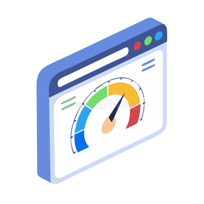 Speed Optimization and Performance Icon Set – Vector Dashboard, Gauge ...