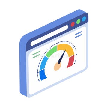 Speed Optimization and Performance Icon Set – Vector Dashboard, Gauge ...