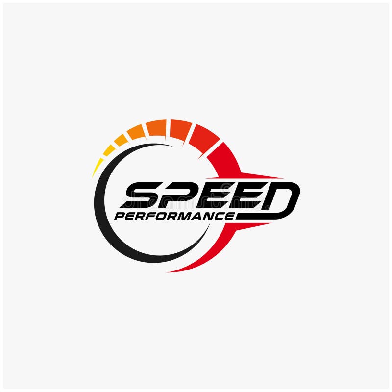 Speed Performance, RPM, Acceleration, Logo Template Stock Illustration ...