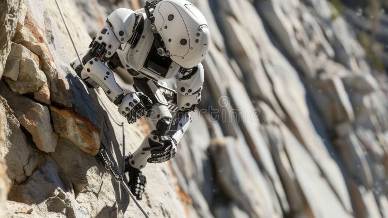 The Speed and Precision of a Robot Speed Climber Scaling a Rock Wall ...