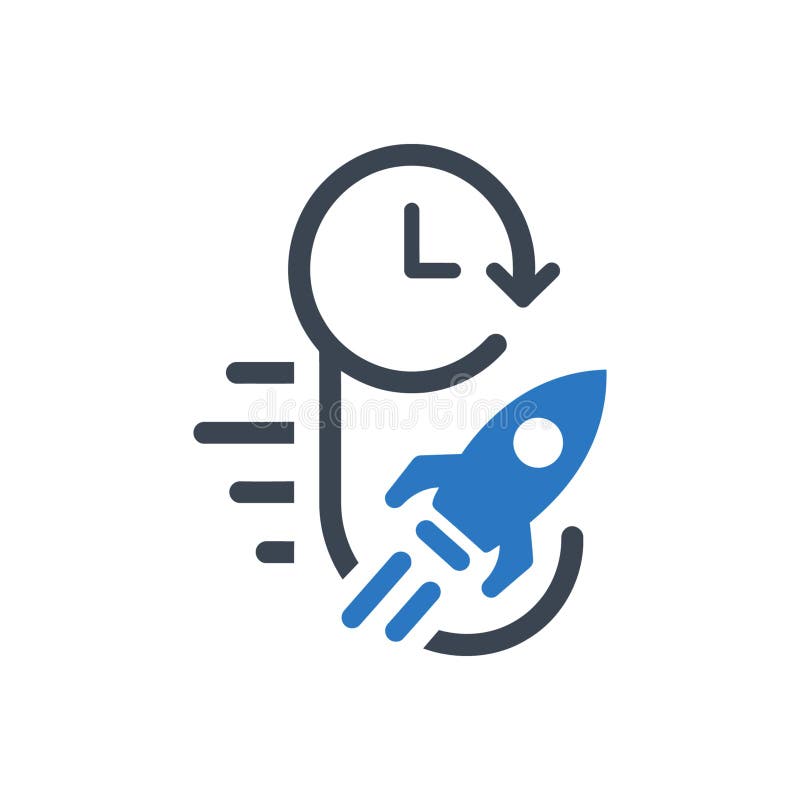 Speed Progress Icon stock vector. Illustration of progress - 361529320
