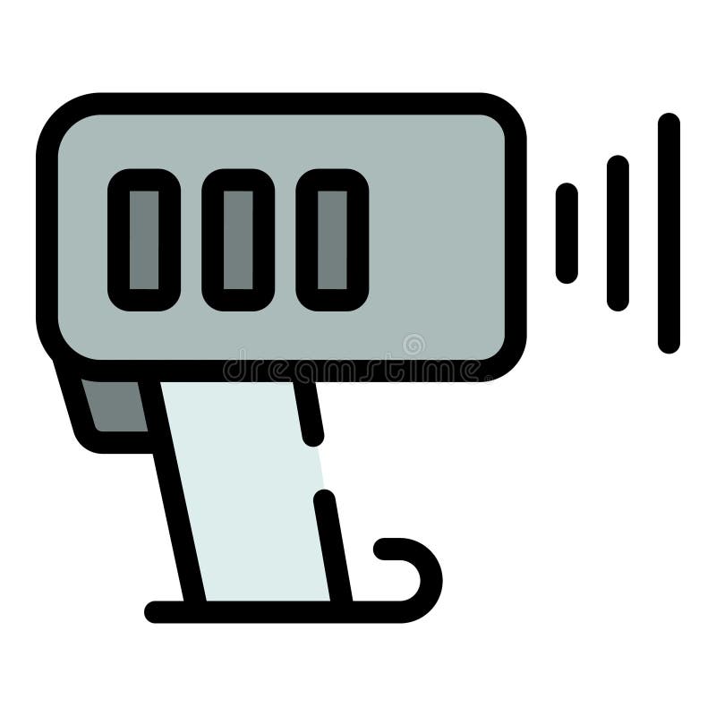 Speed Radar Gun Icon Vector Flat Stock Vector Illustration Of Icon Thin 282058780