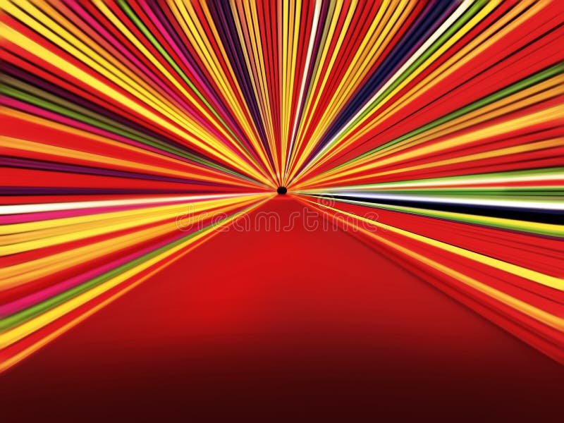 Speed Rays Abstract Background with Colorful Rays Stock Illustration ...