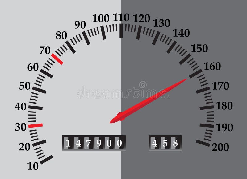 Speed Red Needle stock illustration. Illustration of numbers - 85280591