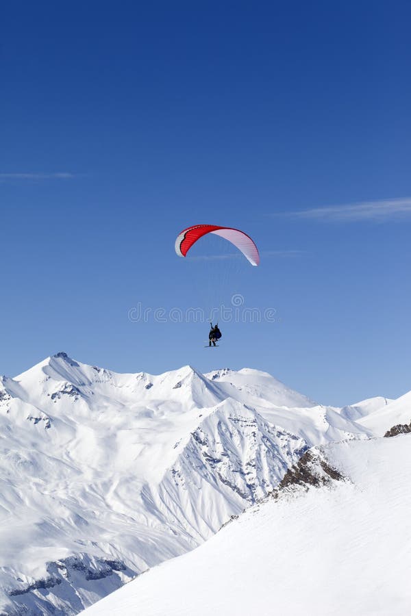 Speed Riding in High Mountains Stock Photo - Image of landscape ...
