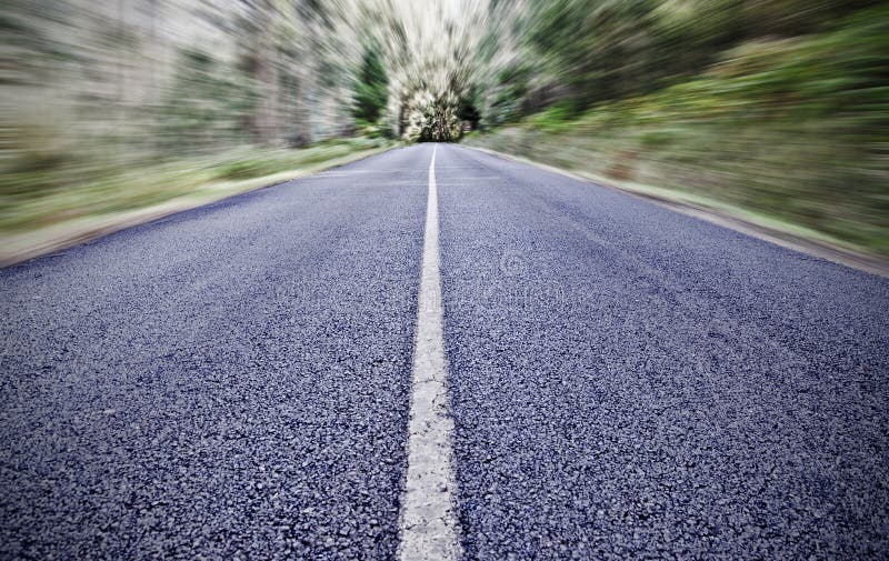 Speed road stock image. Image of street, forest, asphalt - 34686665