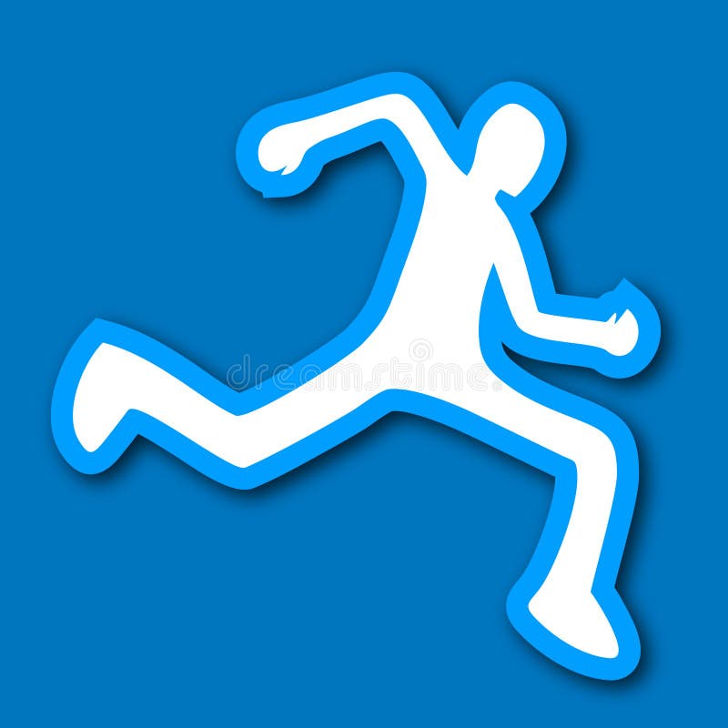 Speed run stock vector. Illustration of ideas, three - 41030208