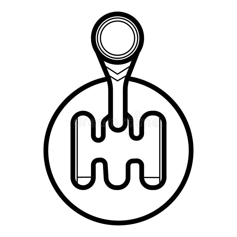 Automatic Transmission Sign Icon. Auto Control. Stock Vector ...
