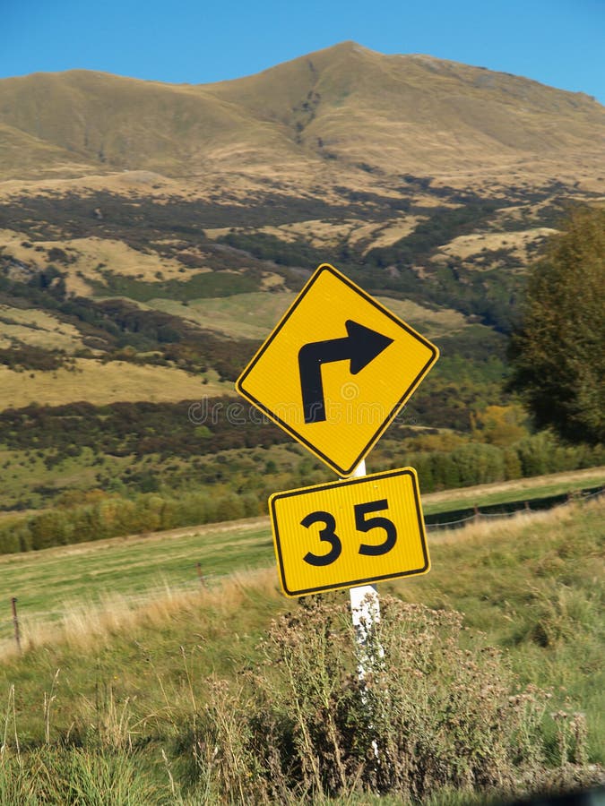 Speed sign stock photo. Image of silhouette, turn, slow - 23791310