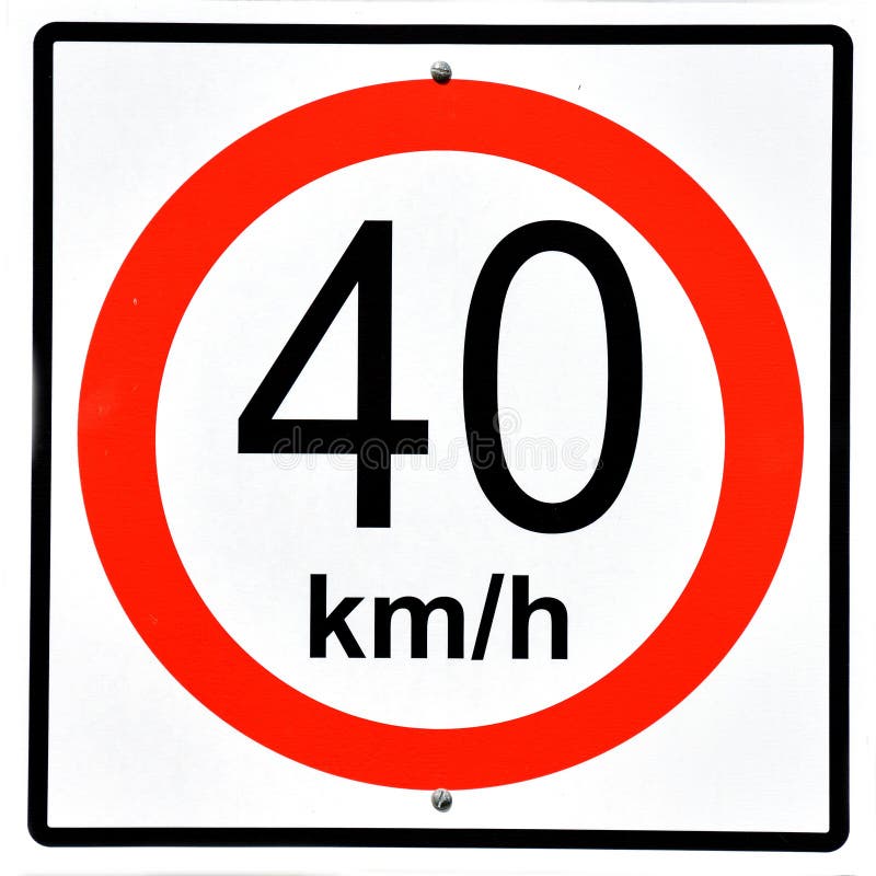 Speed Sign stock image. Image of sign, macro, traffic - 81944103