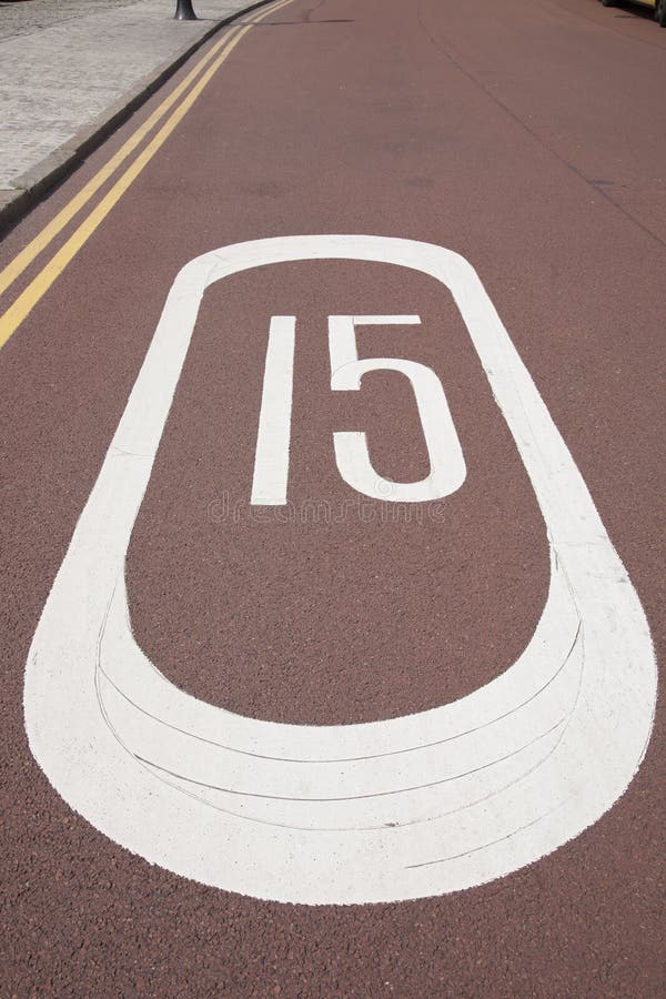 15 Speed Sign stock image. Image of speed, control, transport - 68171385