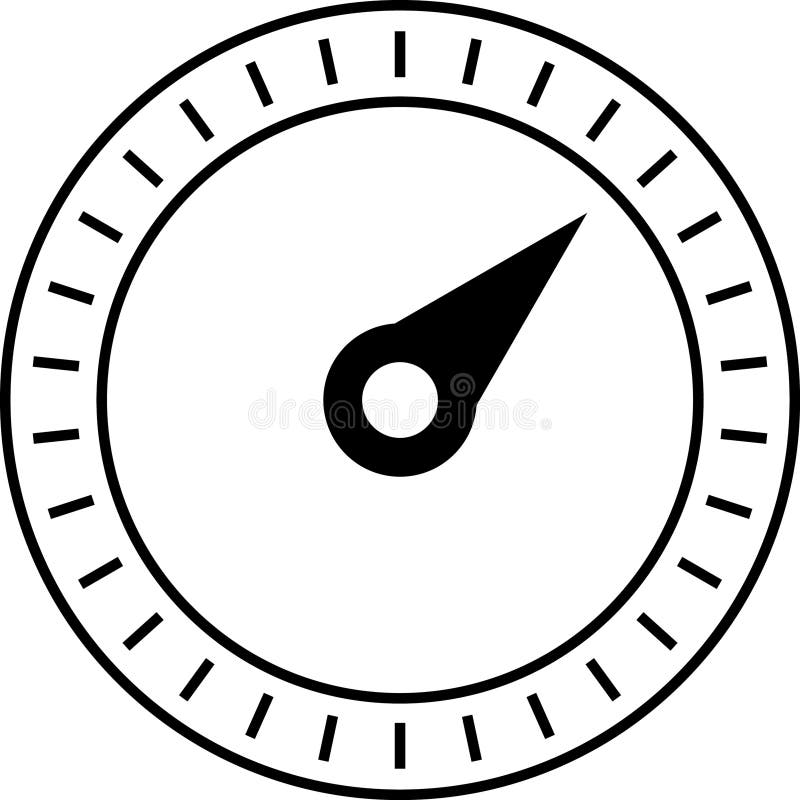 Speed Signs. Speedometer Black Icons Set Stock Vector - Illustration of ...