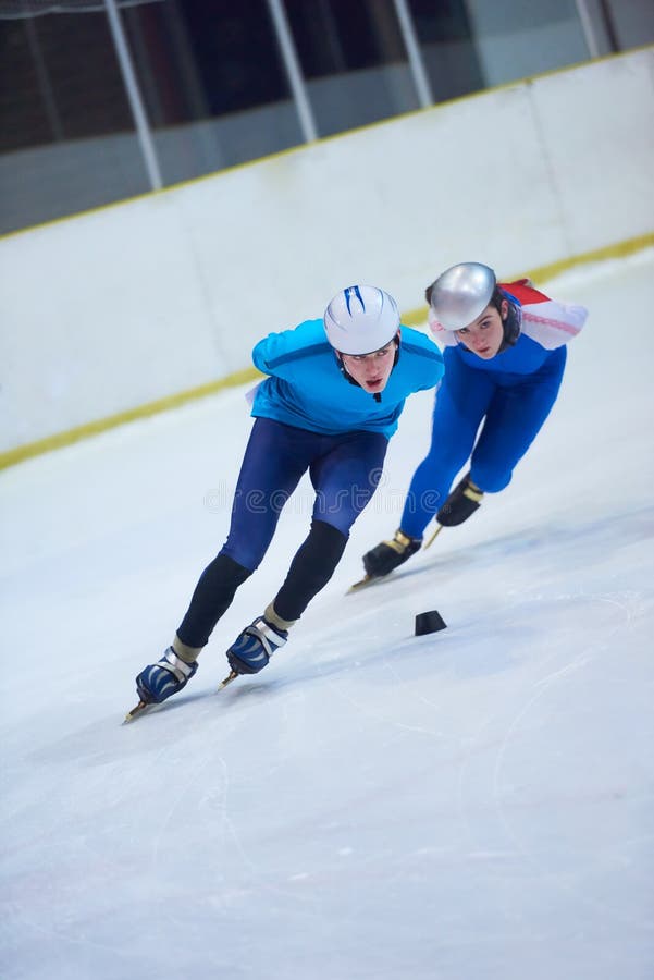 Speed skating stock image. Image of people, championship - 54454717