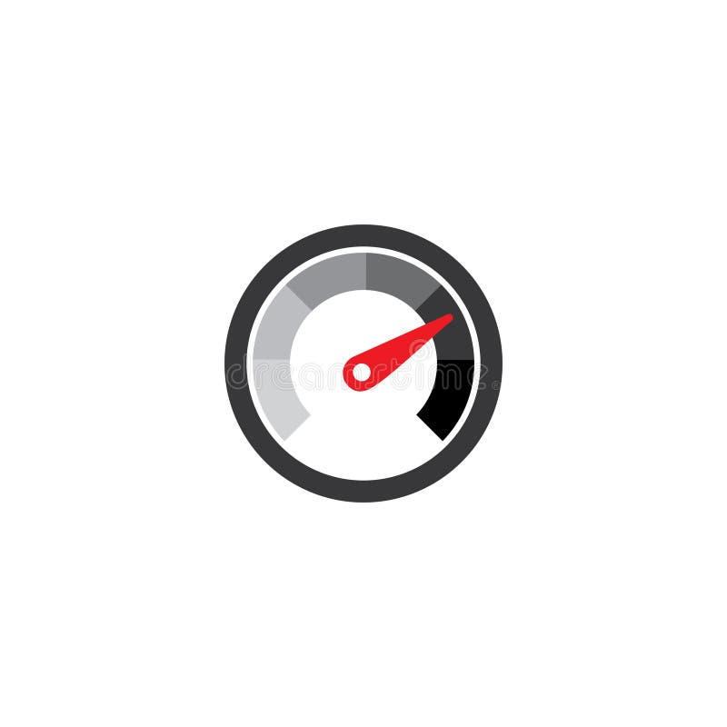 Speed Speedometer Icon and Simple Flat Symbol for Website,mobile,logo ...