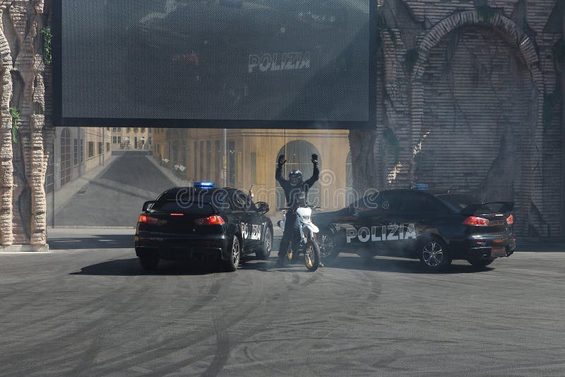 Speed stunt performance editorial image. Image of editorial - 21705840