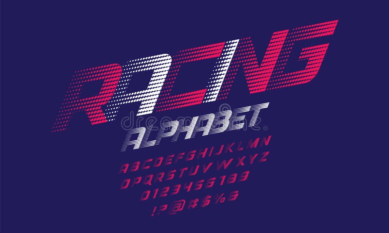 Speed font stock vector. Illustration of dynamic, graphic - 144092436