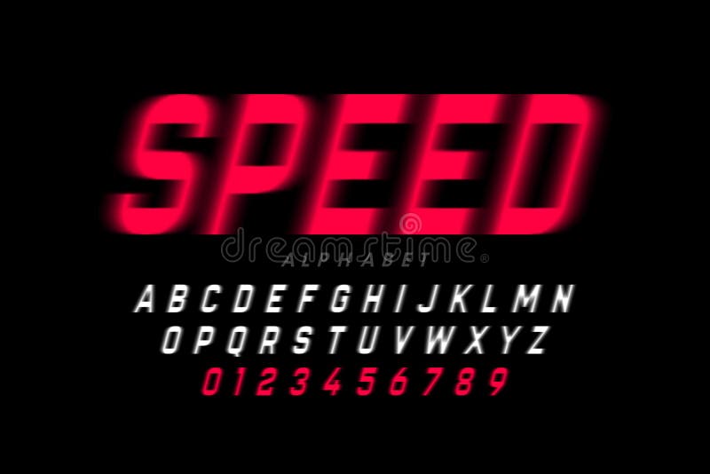 Speed Font Stock Illustrations – 11,605 Speed Font Stock Illustrations ...