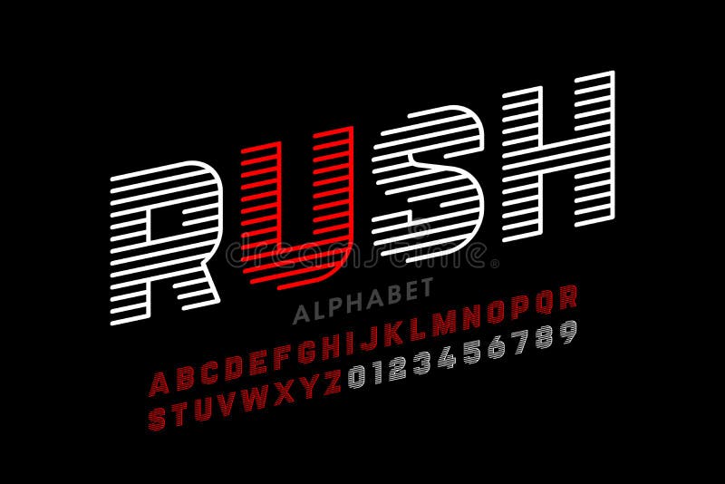 Speed style font stock vector. Illustration of speed - 79422133