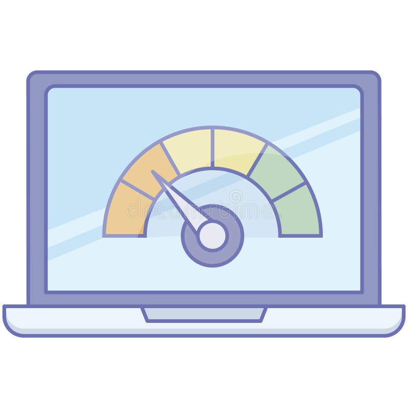 Speed Test Isolated Vector Icon Which Can Easily Modify or Edit Stock ...